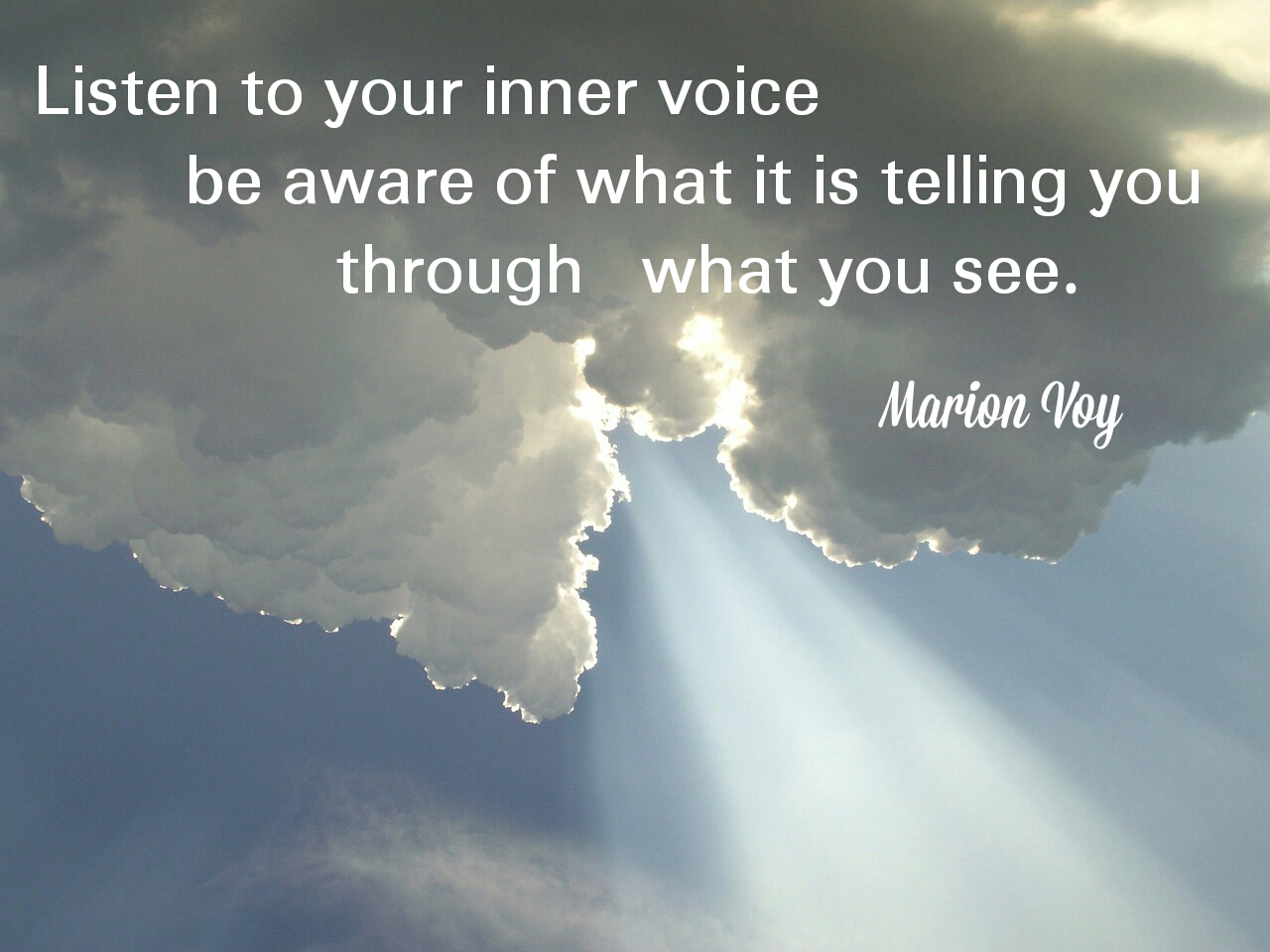 Listen to your inner voice. - Marion Voy Clairvoyant & Psychic | Edinburgh